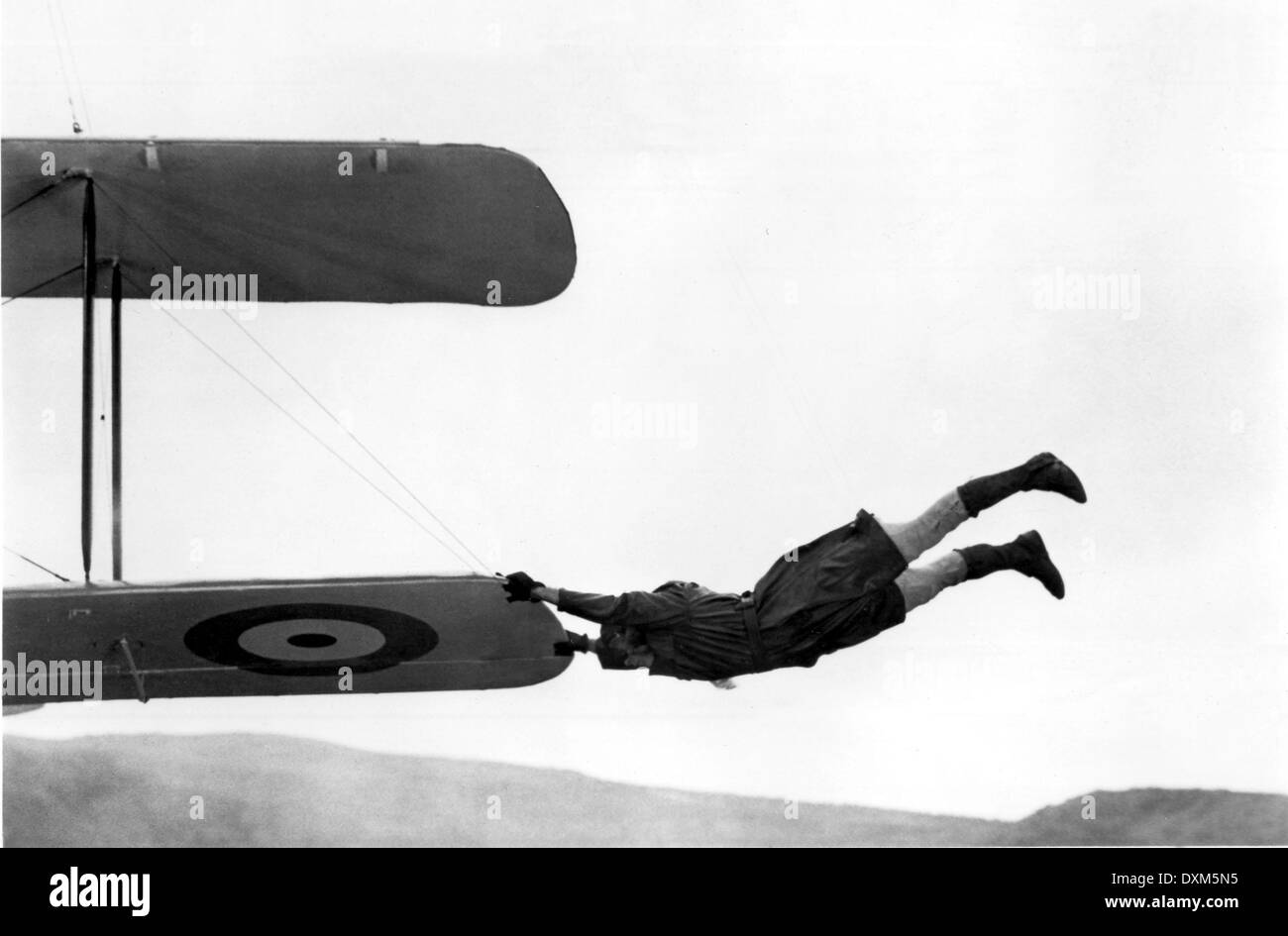 Man stunt Black and White Stock Photos & Images - Alamy