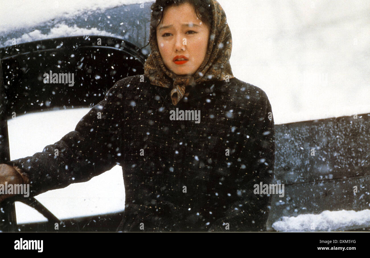 SNOW FALLING ON CEDARS Stock Photo - Alamy
