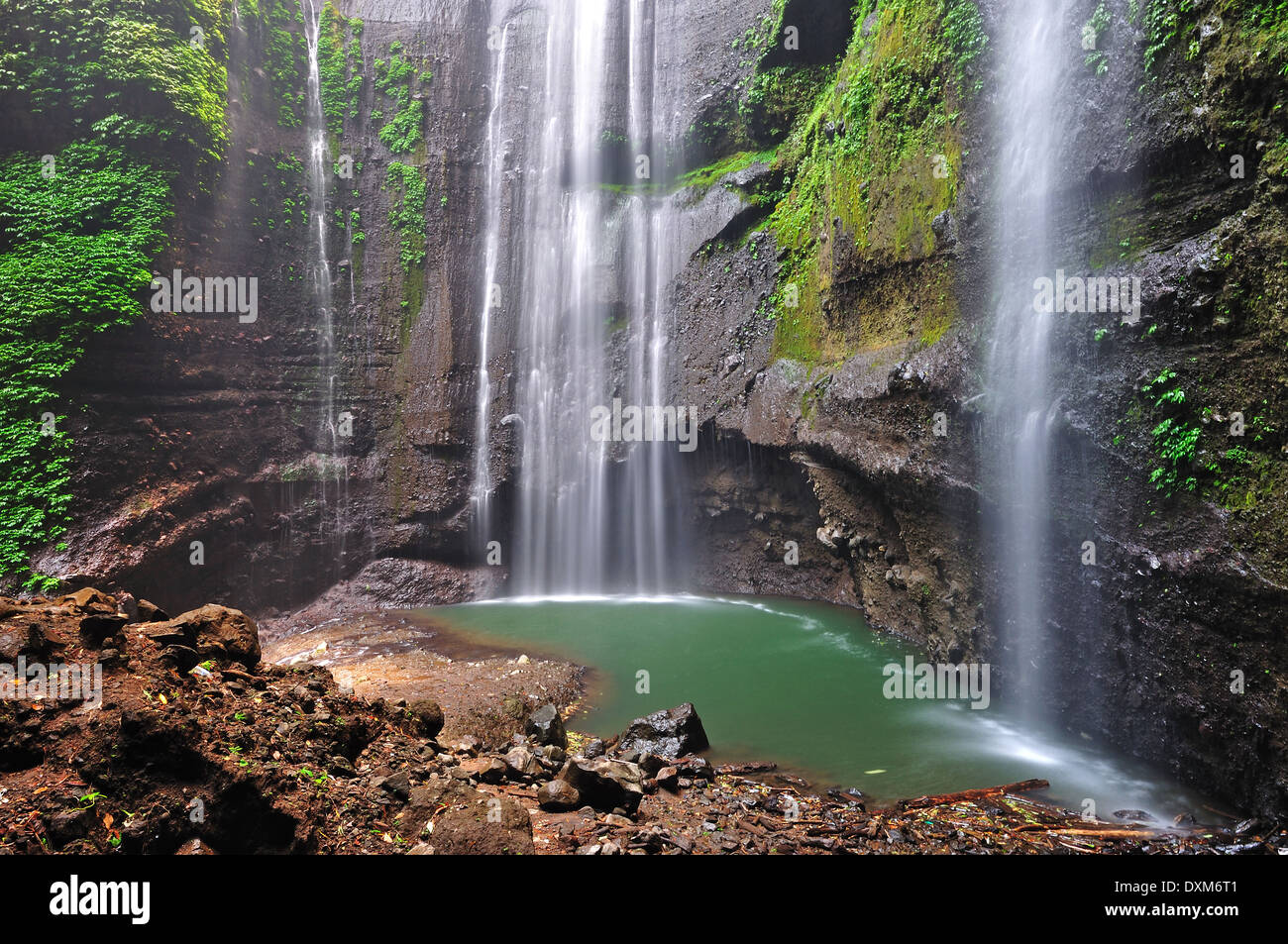 Madakaripura Waterfall in Bromo Tenger Semeru National Park, East Java ...