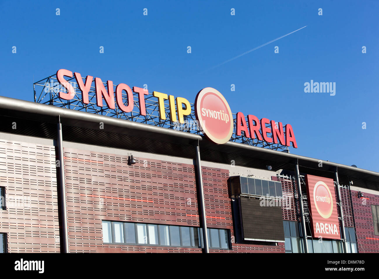 Slavia Prague, FC footbal stadium, Eden, Vrsovice. Prague Czech ...