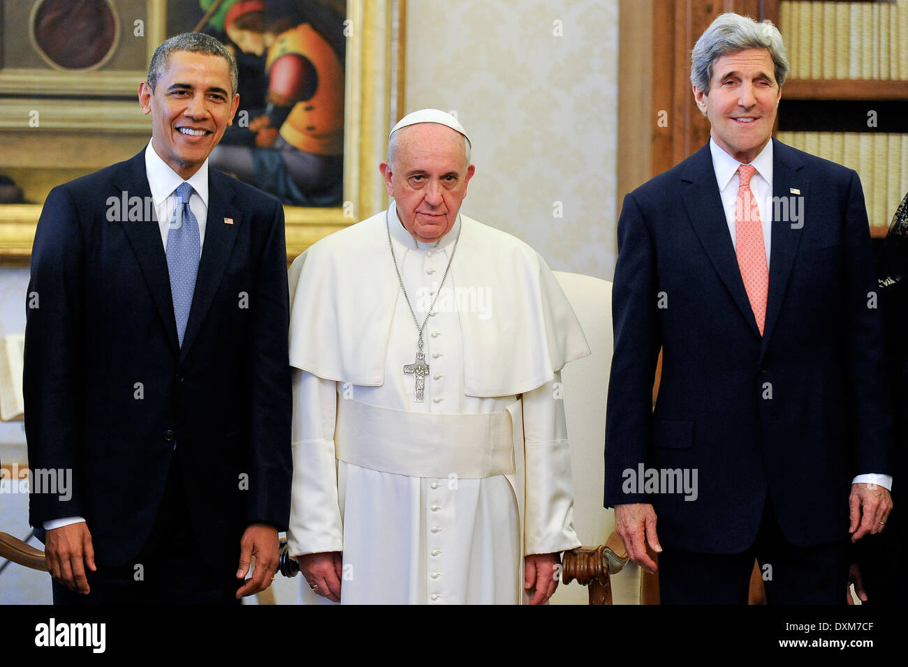 President obama at the vatican hi-res stock photography and images - Alamy