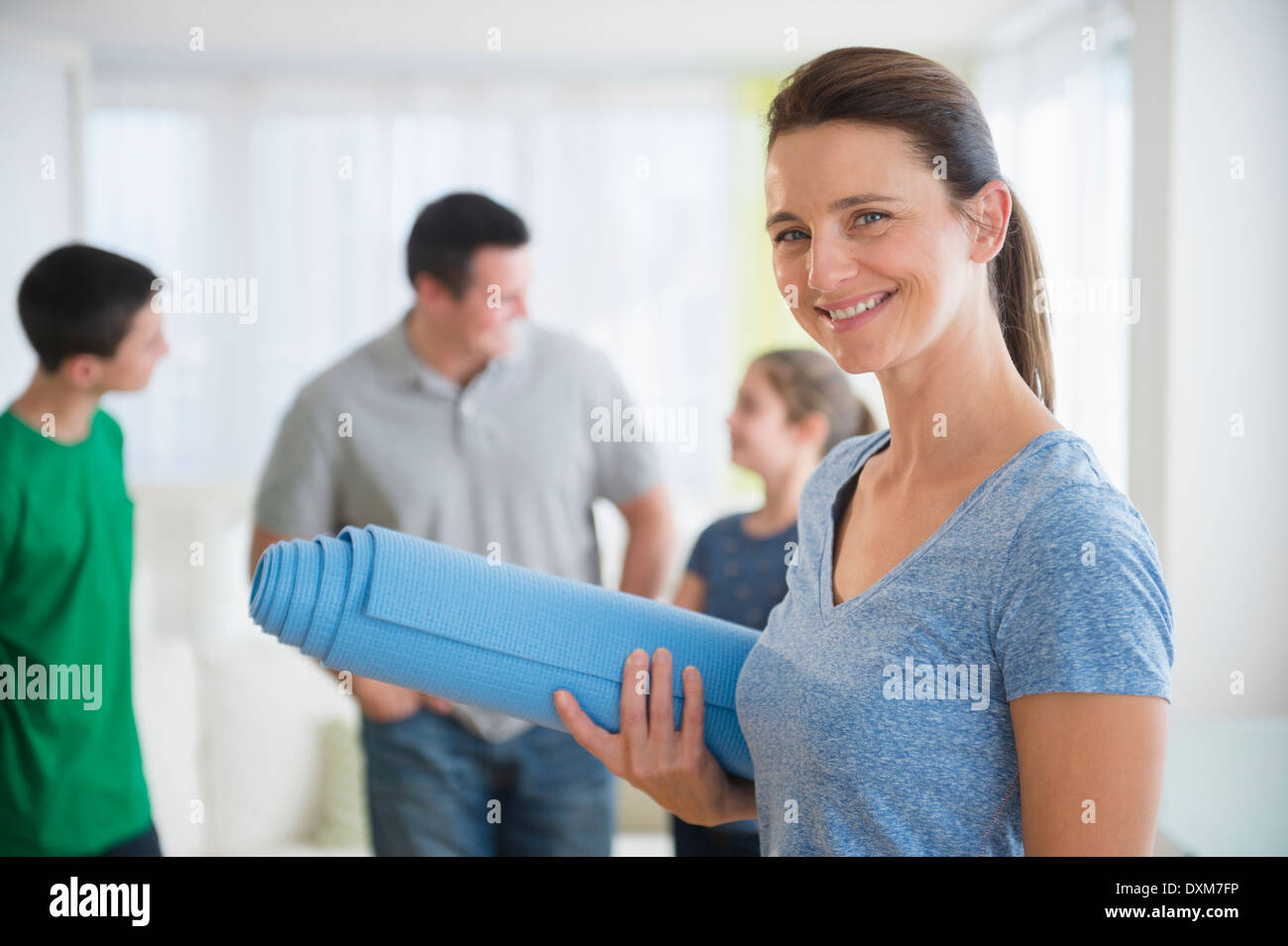 Portrait mature woman son hi-res stock photography and images - Alamy