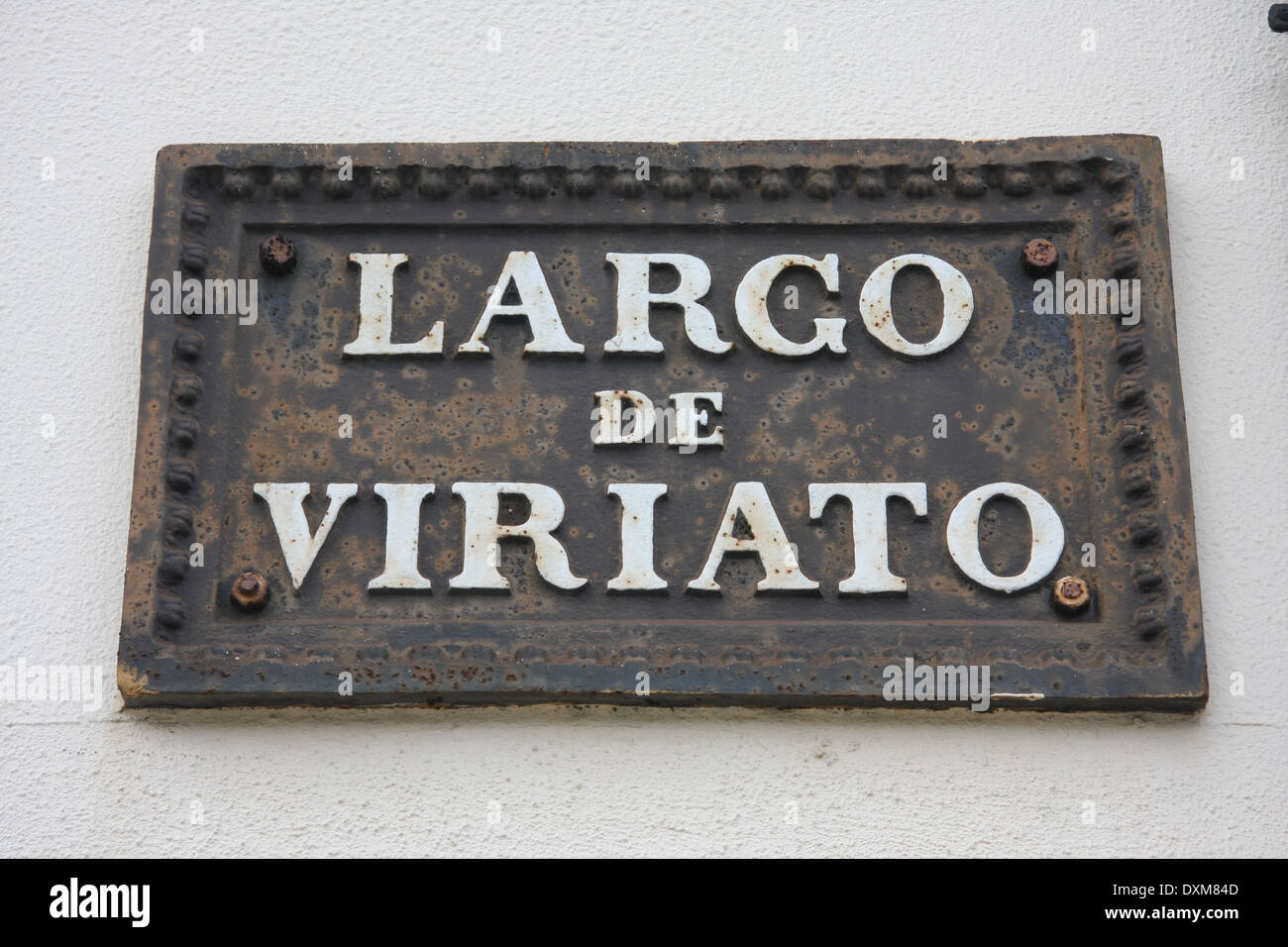 Classical street name sign in Porto, France Stock Photo - Alamy