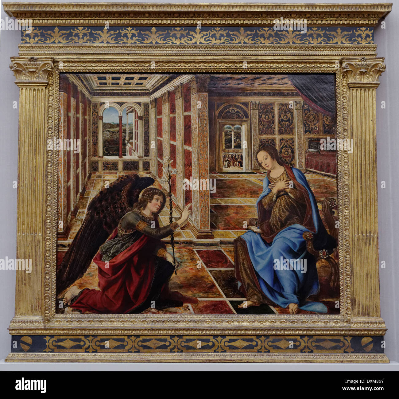 Piero Del Pollaiuolo Annunciation Mary High Resolution Stock ...