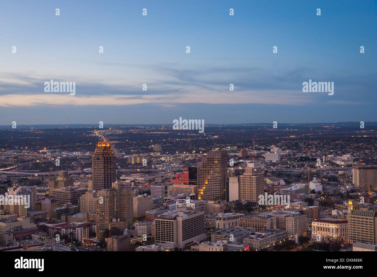 USA, Texas, San Antonio, cityscape with skyscrapers Stock Photo - Alamy
