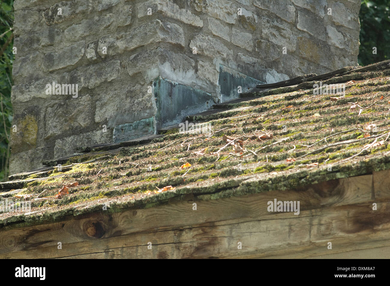 Log home roof detail in Spring Mill Pioneer Village, Indiana. Digital ...