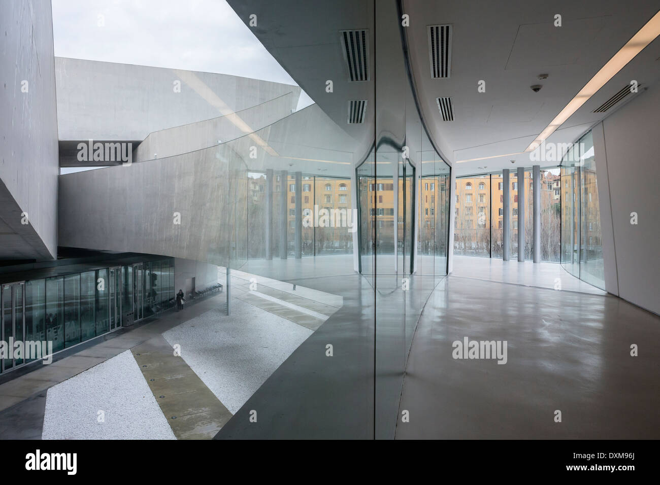 Italy, Rome, hallway at museum MAXXI Stock Photo - Alamy