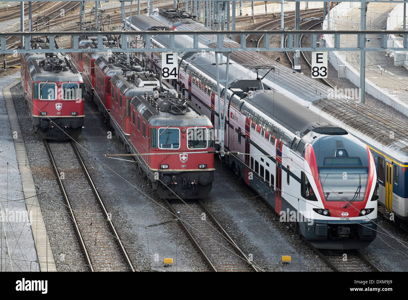 Electric locomotive switzerland hi-res stock photography and images - Alamy