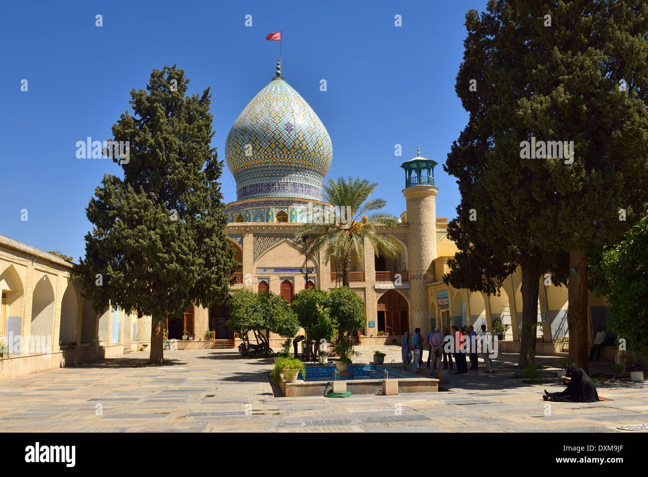 Iran, Fars Province, Shiraz, view to Imamzadeh-ye Ali Ebn-e Hamze Stock ...