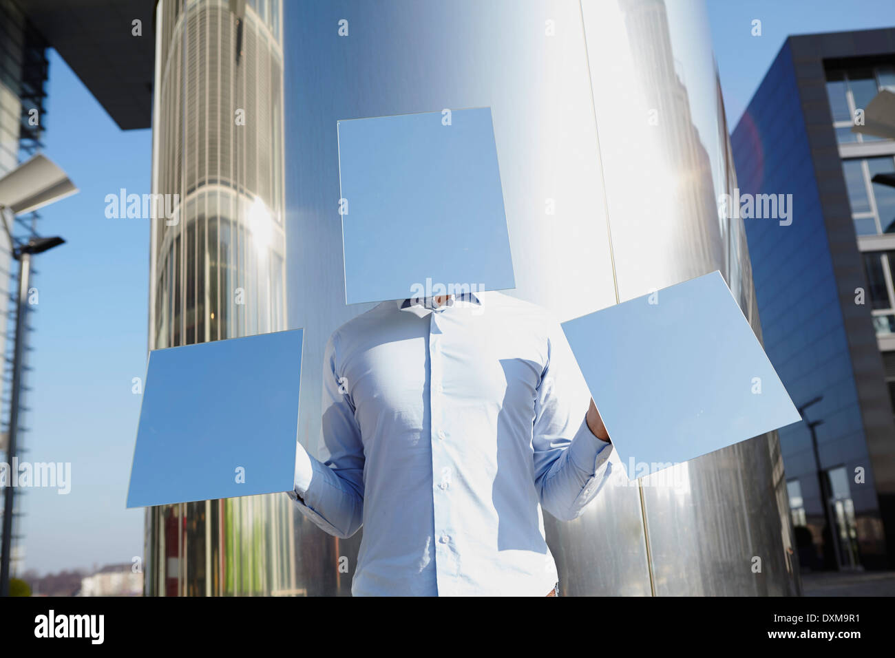 Man hidden behind light hi-res stock photography and images - Alamy