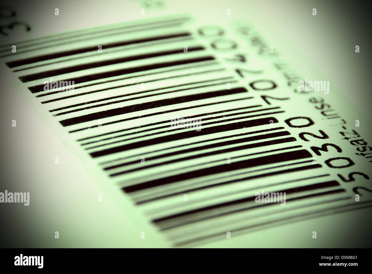 Bar code, close-up Stock Photo - Alamy