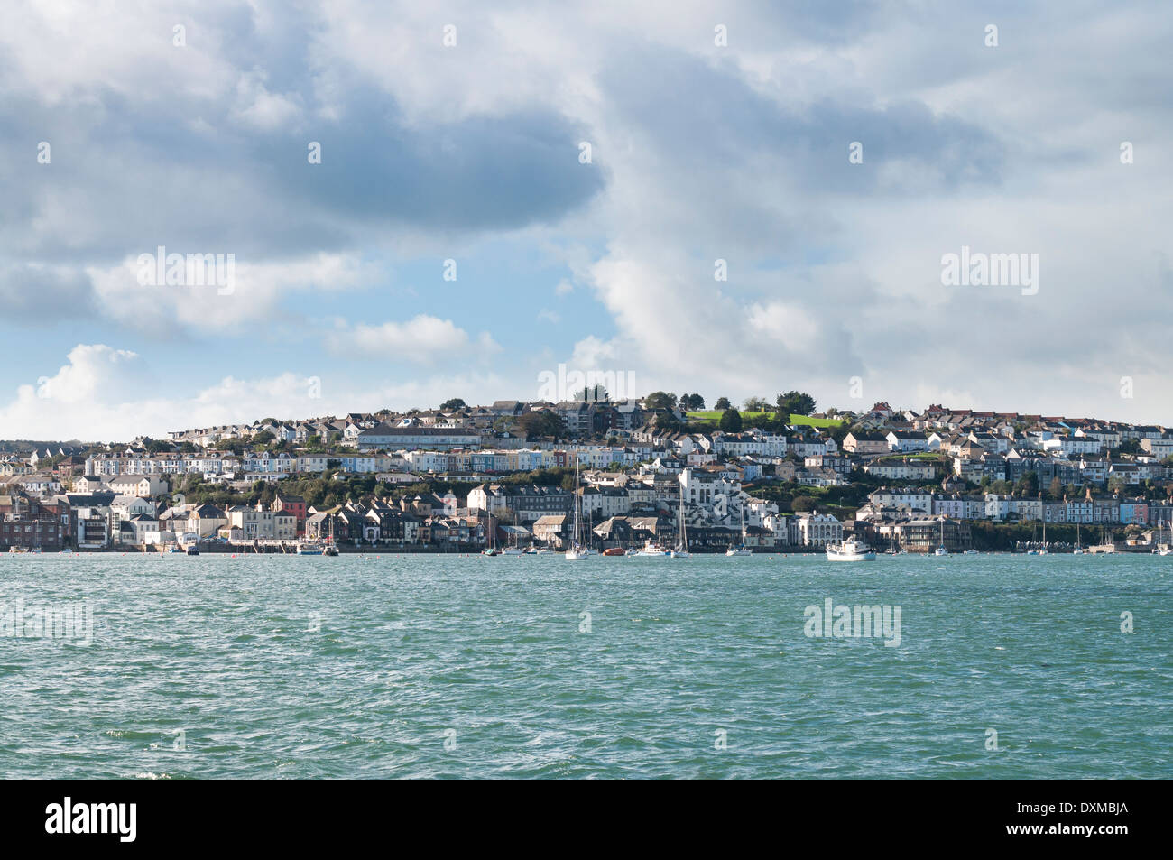 Falmouth's view from the sea. Cornwall, England Stock Photo - Alamy