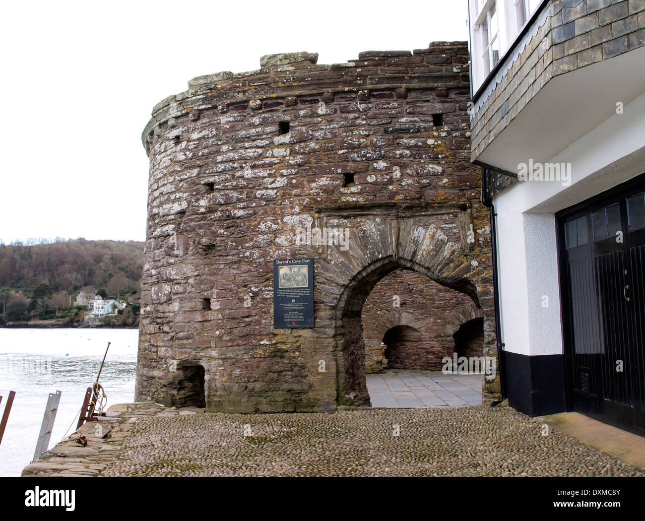 Bayard's Cove Fort, Dartmouth, Devon, UK Stock Photo - Alamy