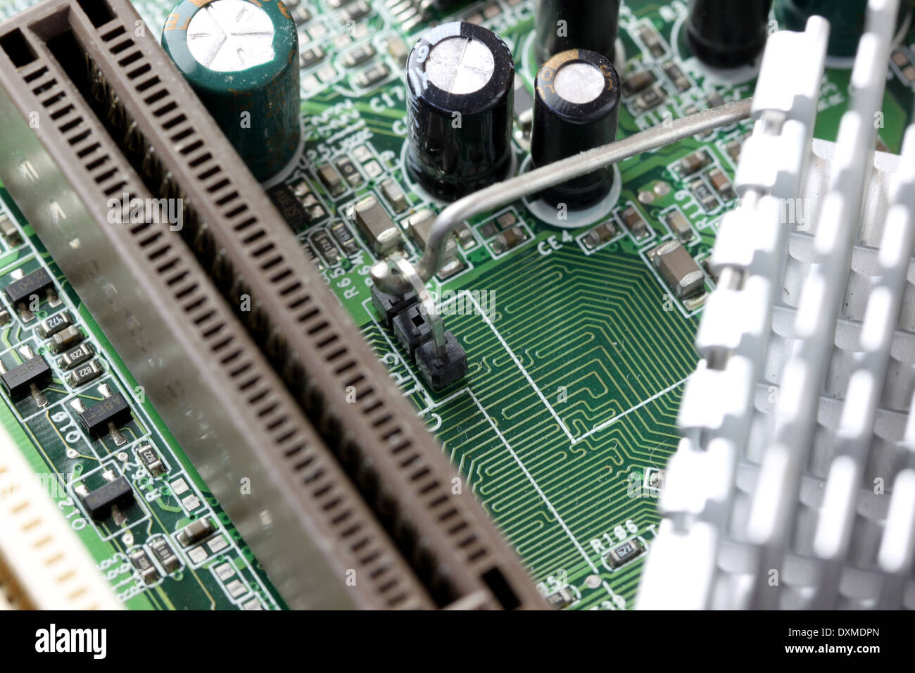 Computer equipment Slot for background Stock Photo - Alamy