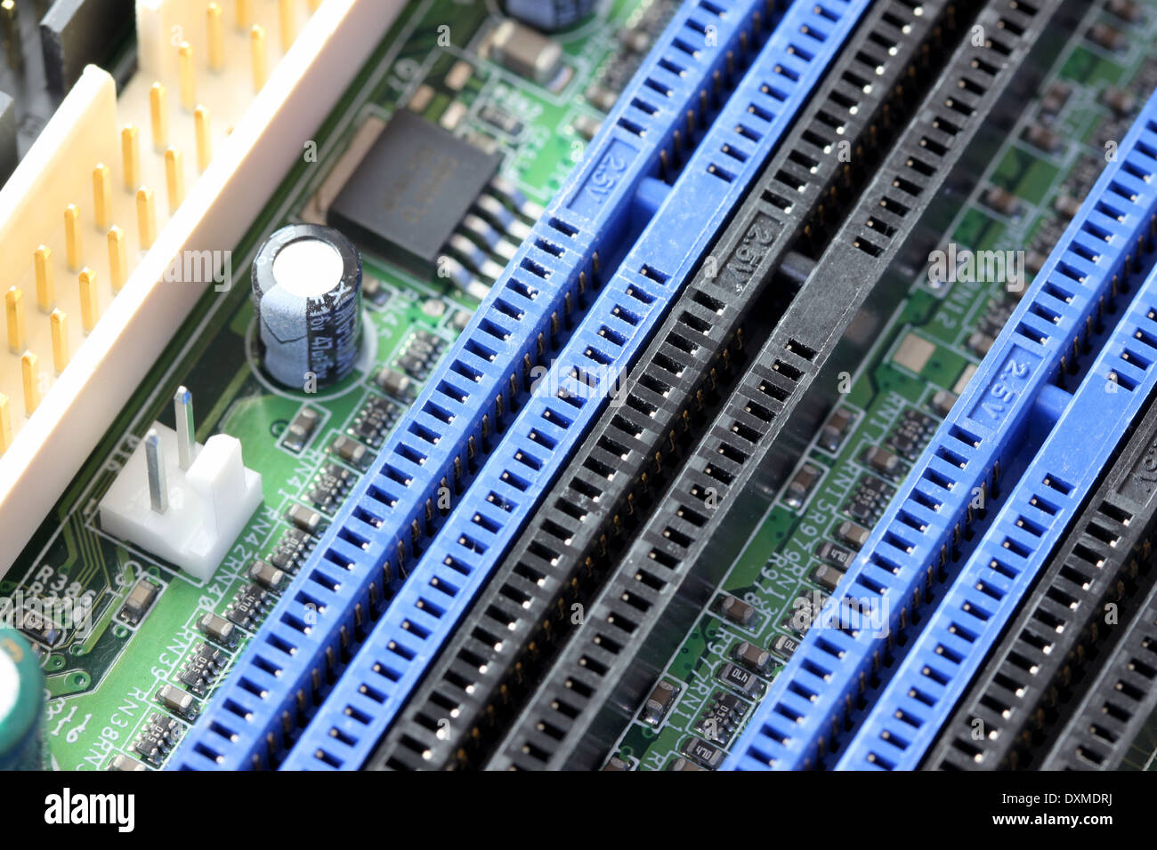 Computer equipment Slot for background Stock Photo - Alamy