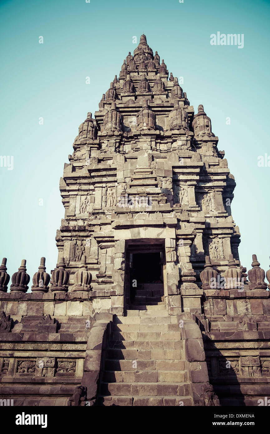 Indonesia, Java, Buildings in the temple Prambanan near Yogyakarta ...
