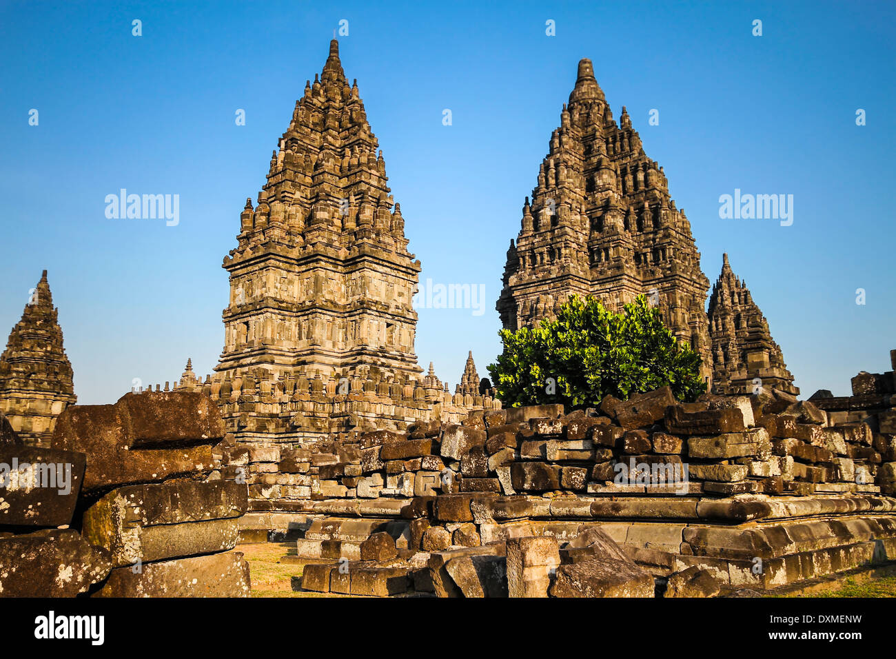Prambanan temple clear sky architecture hi-res stock photography and ...