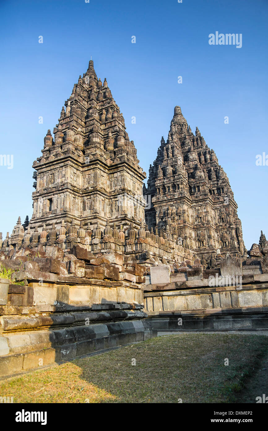 Indonesia, Java, Buildings in the temple Prambanan near Yogyakarta ...