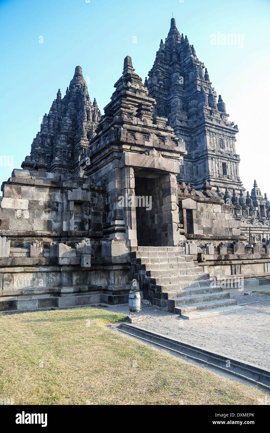 Prambanan temple clear sky architecture hi-res stock photography and ...