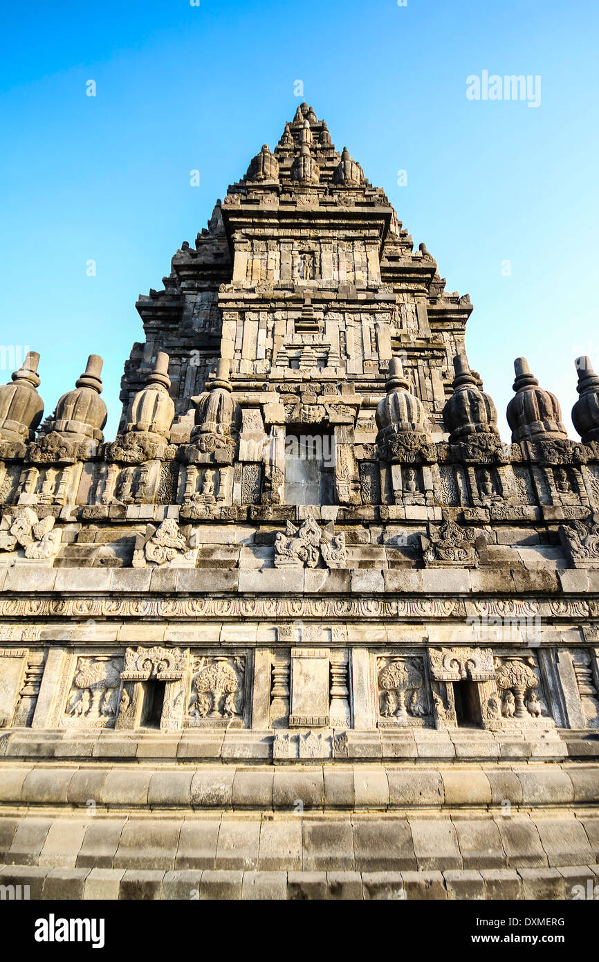 Indonesia, Java, Buildings in the temple Prambanan near Yogyakarta ...