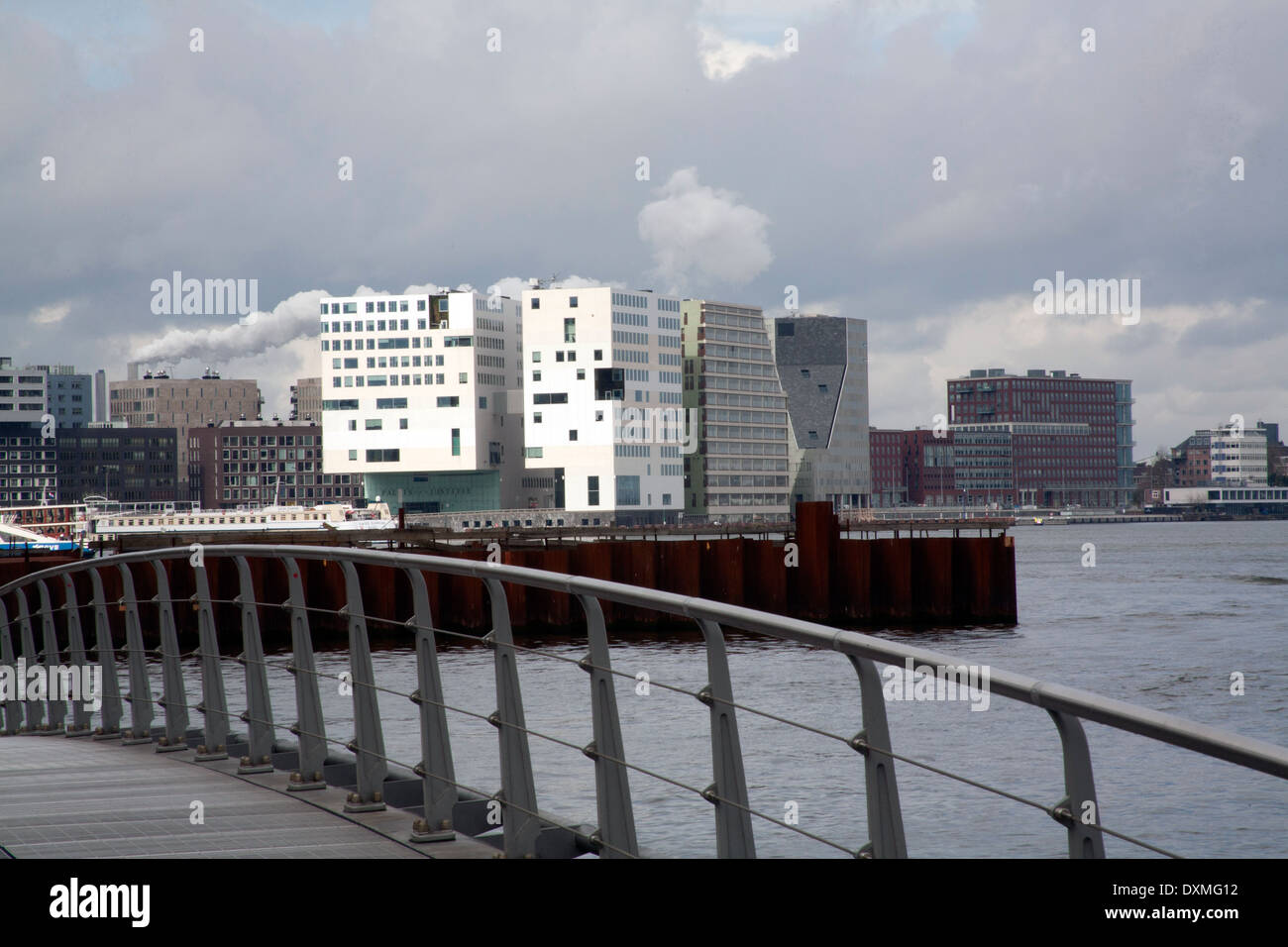 Redevelopments on Amsterdam Eastern Docklands, the Netherlands Stock ...