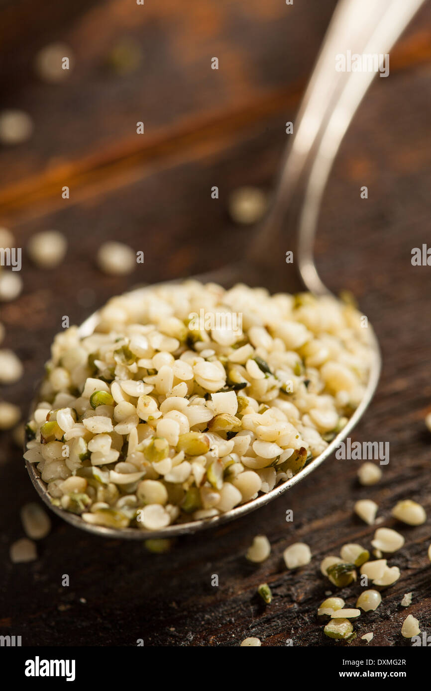 Healthy Organic Hulled Hemp Seeds in a Bowl Stock Photo - Alamy