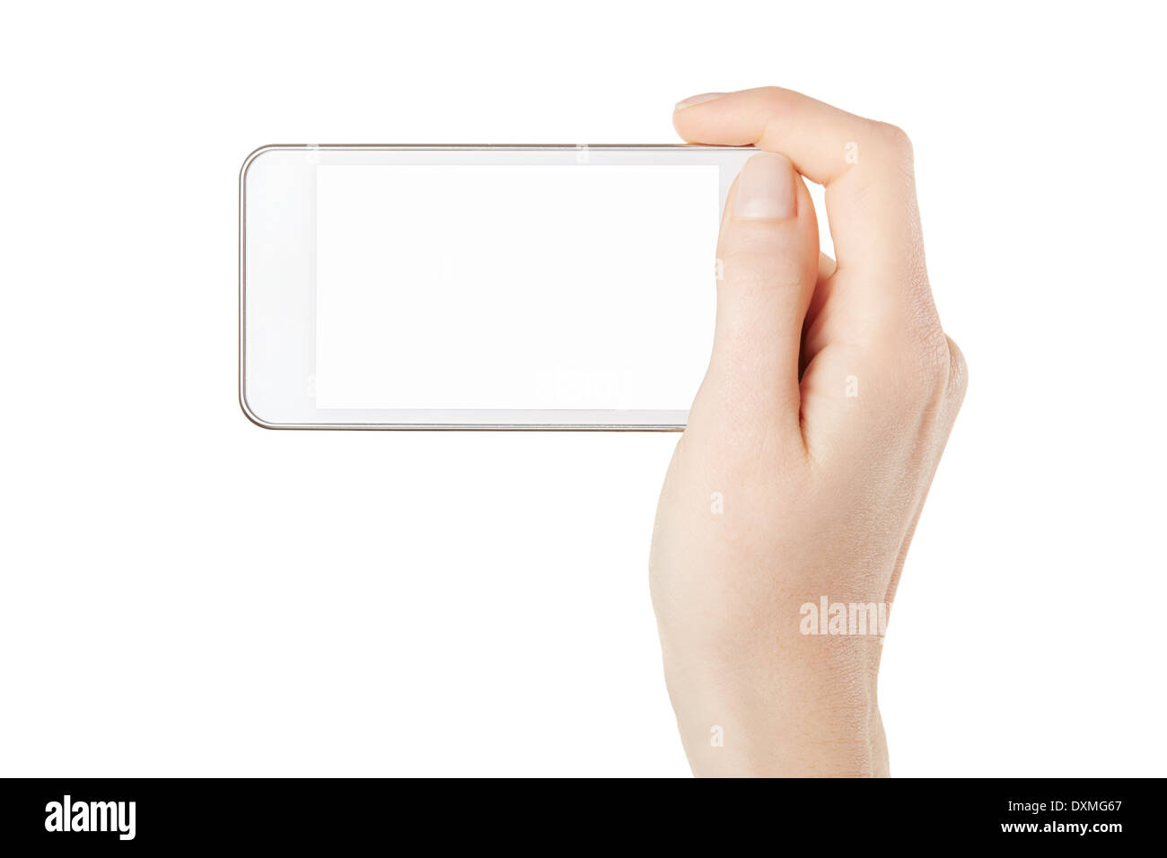 Hand taking photo Cut Out Stock Images & Pictures - Alamy