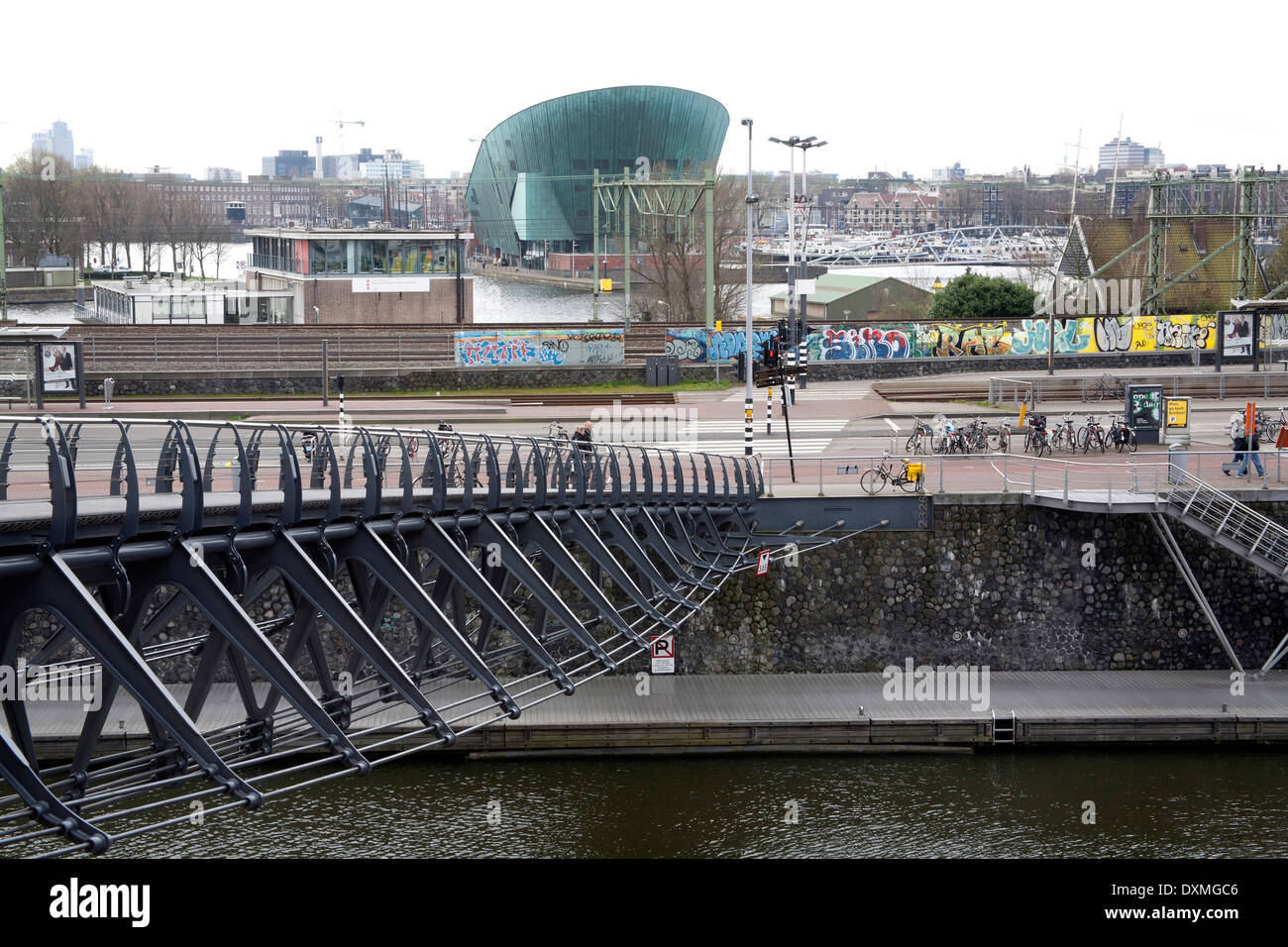 Redevelopments on Amsterdam Eastern Docklands, the Netherlands Stock ...