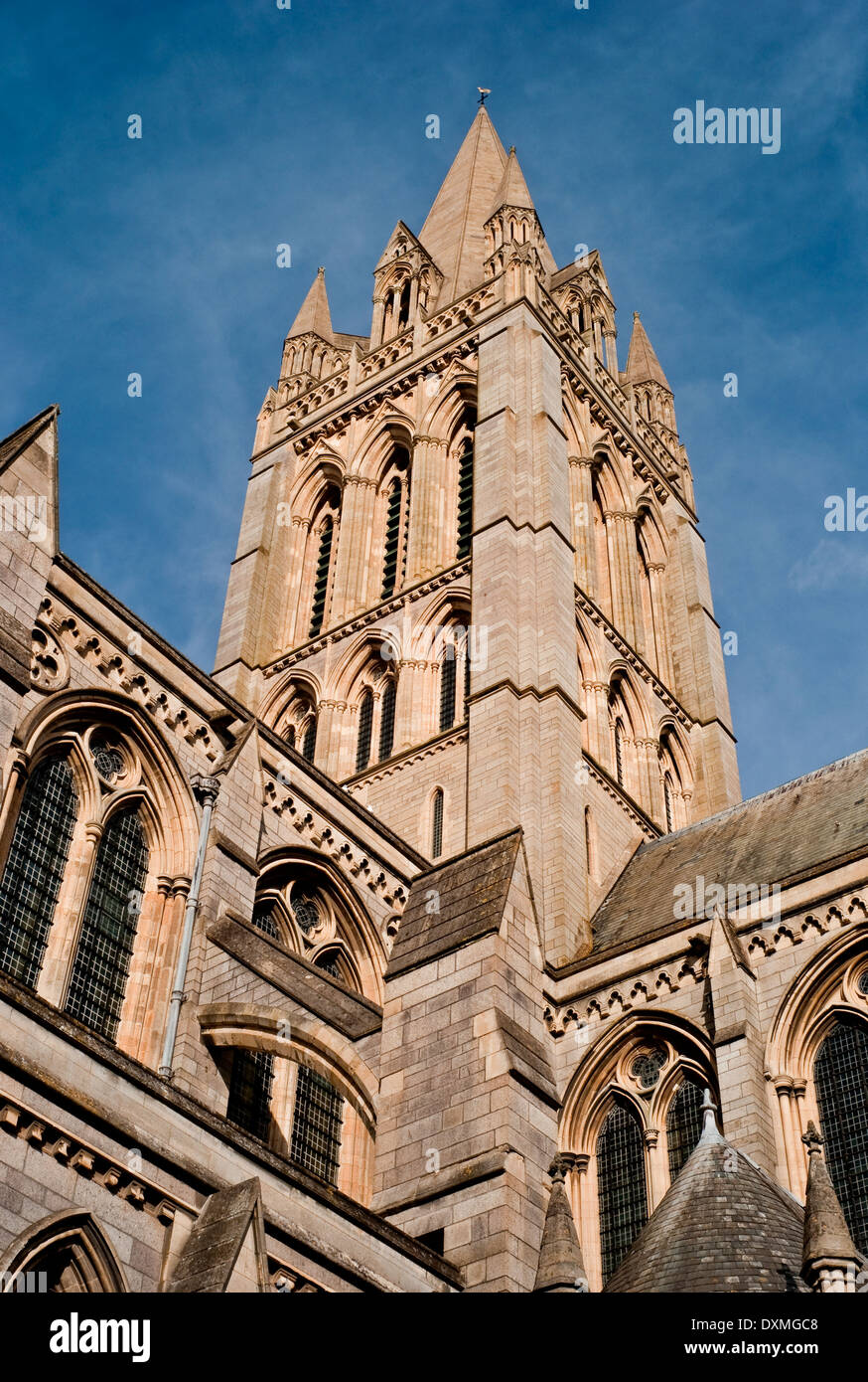 Truro Cathedral Cornwall Diocese of Truro Stock Photo - Alamy