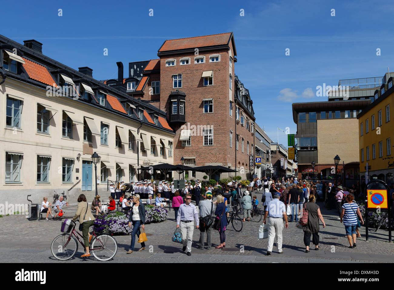 Sweden, Uppsala, Gamla Torget, historic city center Stock Photo - Alamy