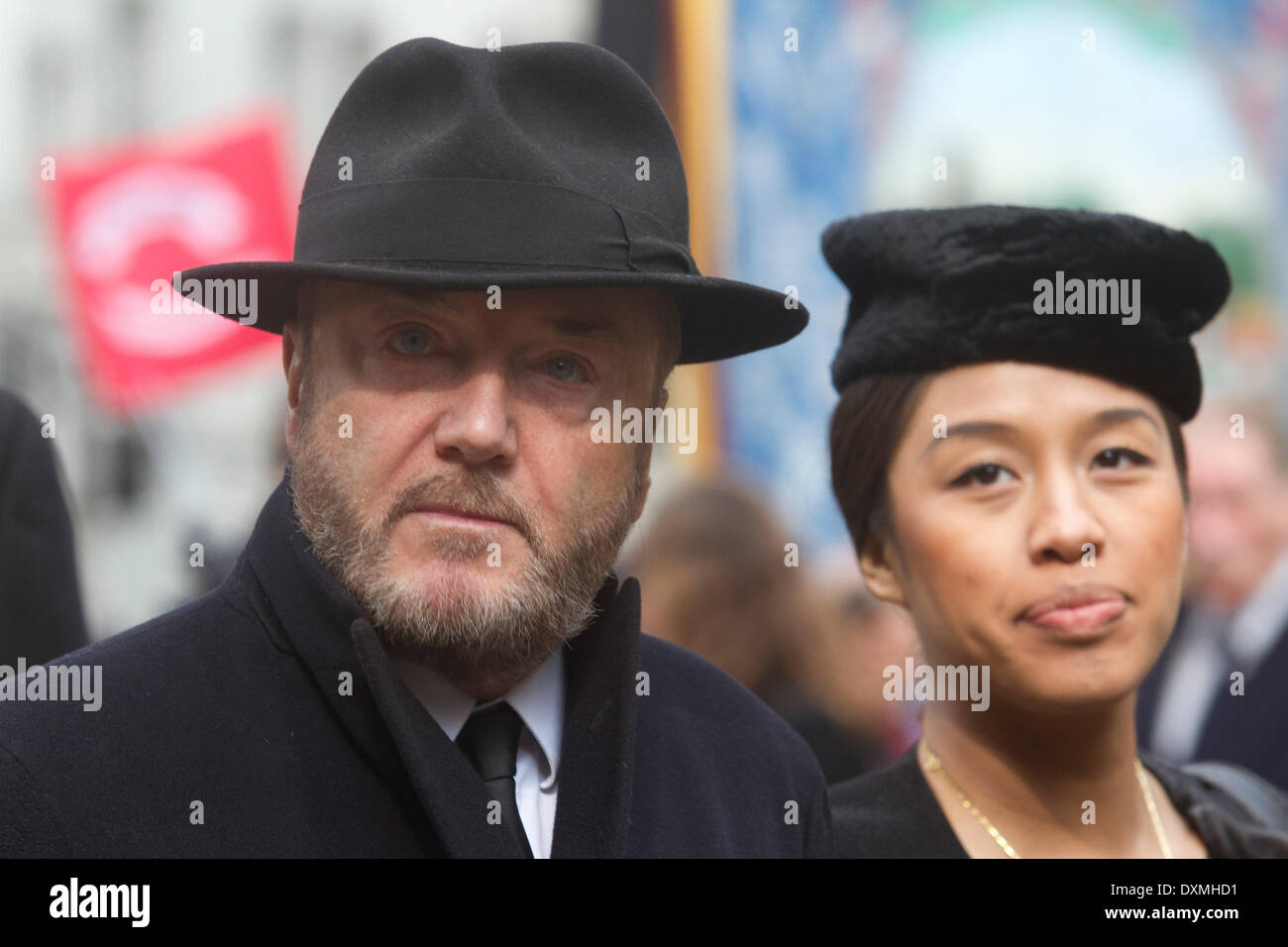 George galloway wife hi-res stock photography and images - Alamy
