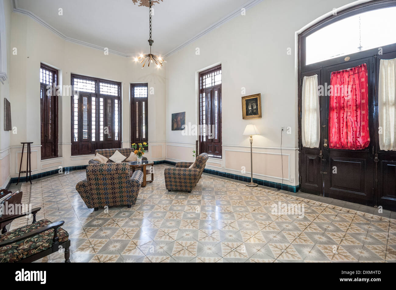 old colonial house,havana,cuba, caribbean Stock Photo - Alamy