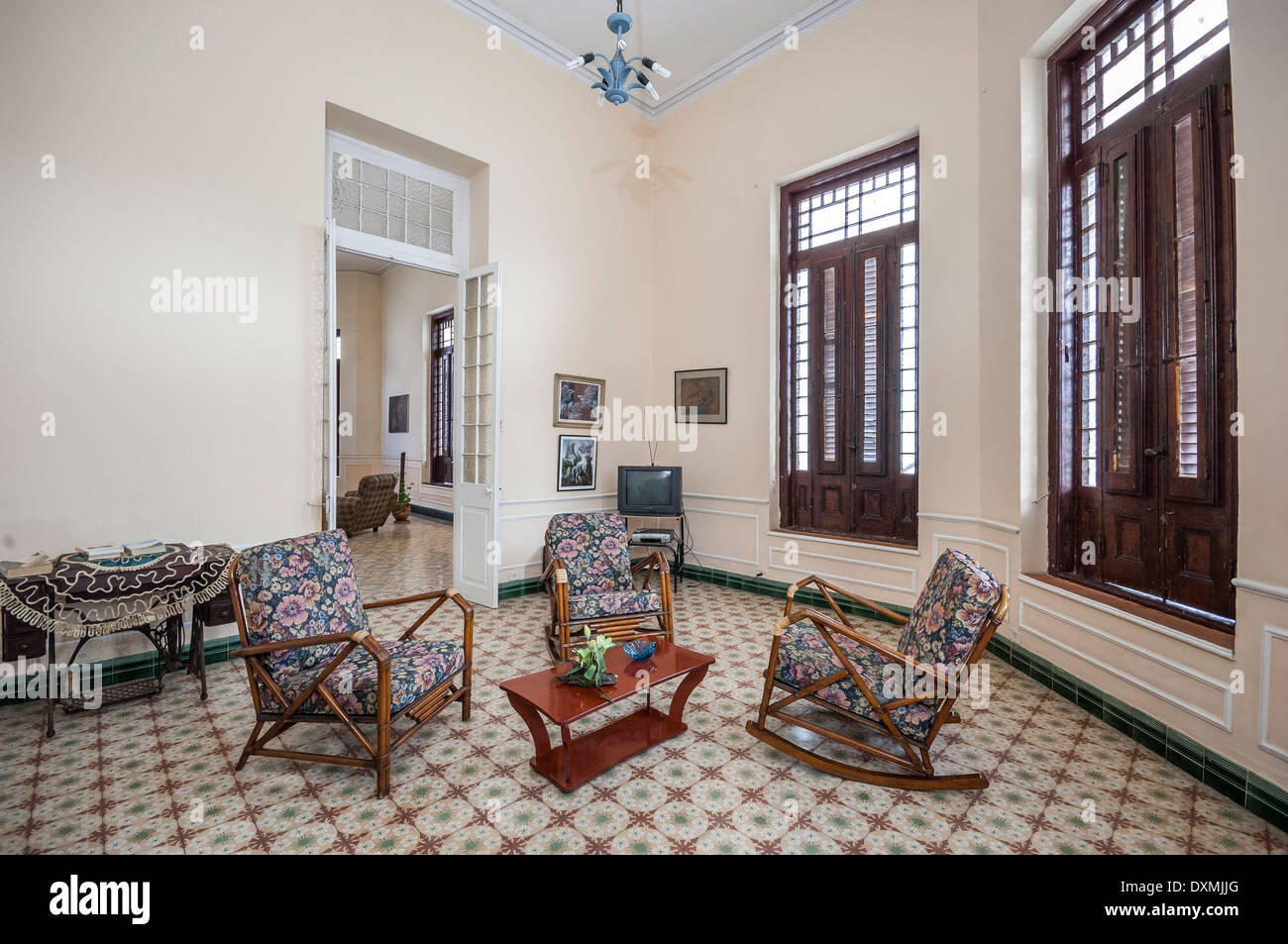 old colonial house,havana,cuba, caribbean Stock Photo - Alamy