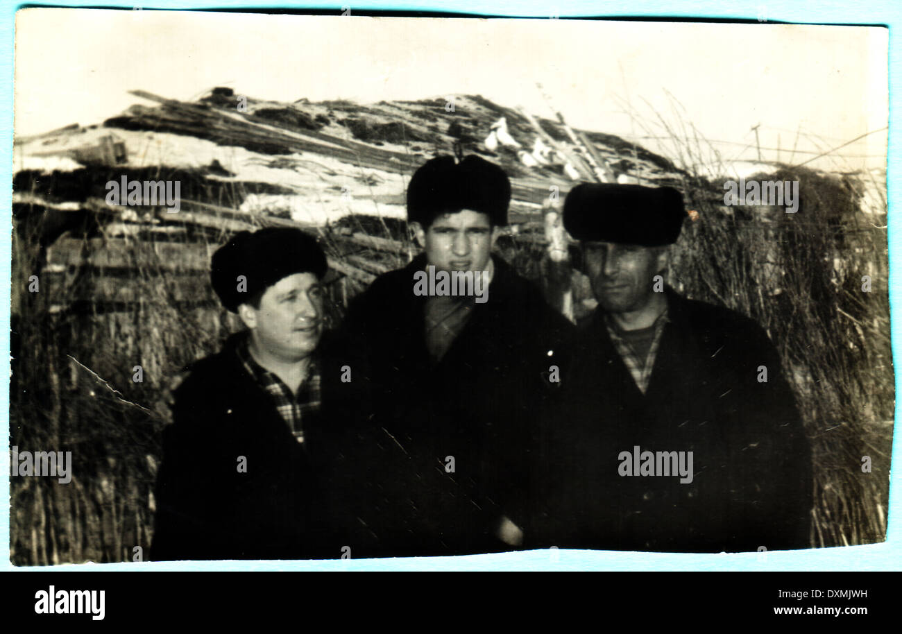 USSR - CIRCA 1965s: An antique photo shows Group portrait Stock Photo ...
