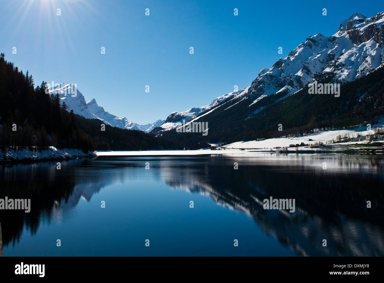 Switzerland, Surrounding of Splugen, Sufers Stock Photo - Alamy