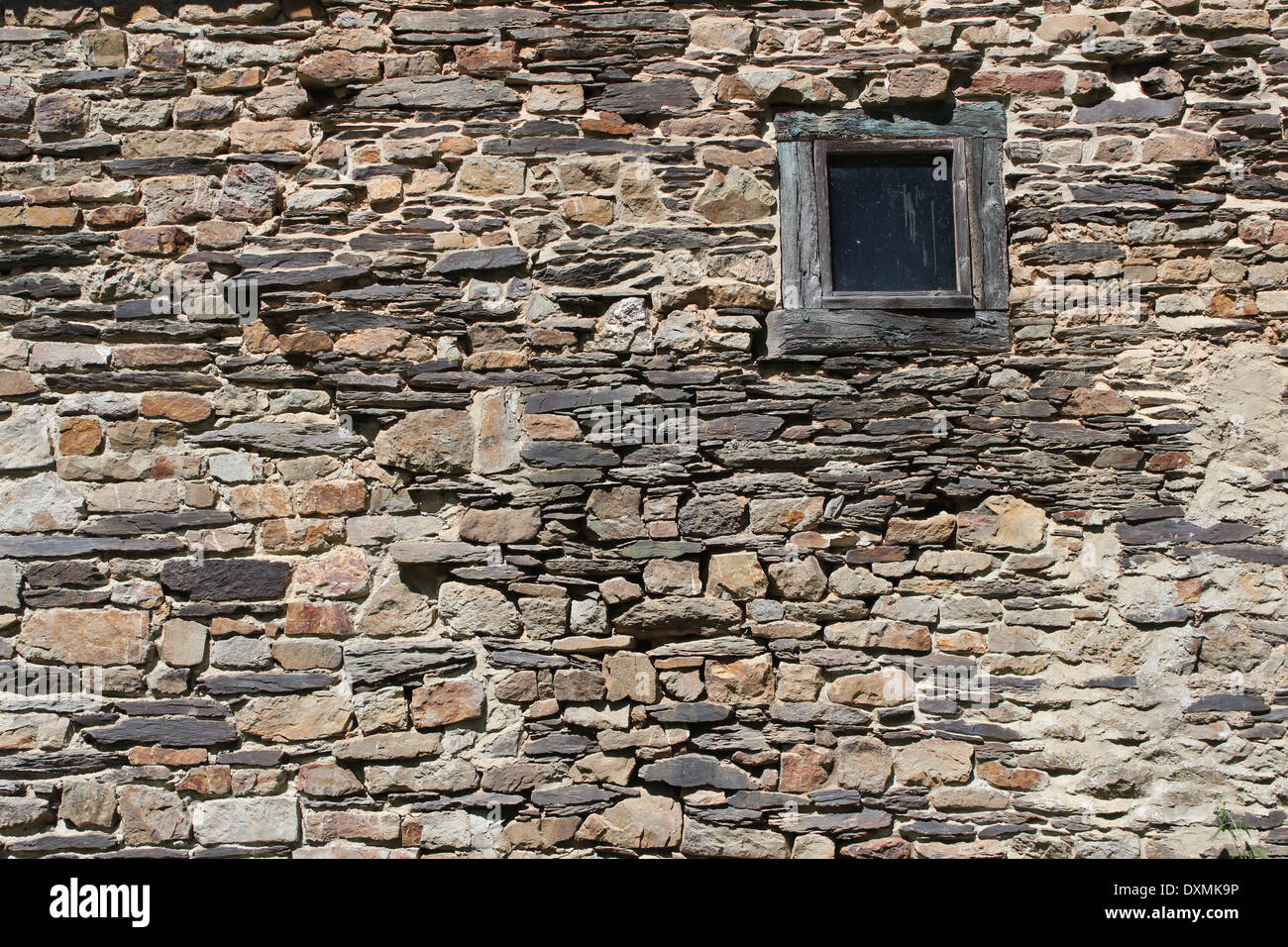 Farm wall in the Ardennes, Belgium Stock Photo - Alamy