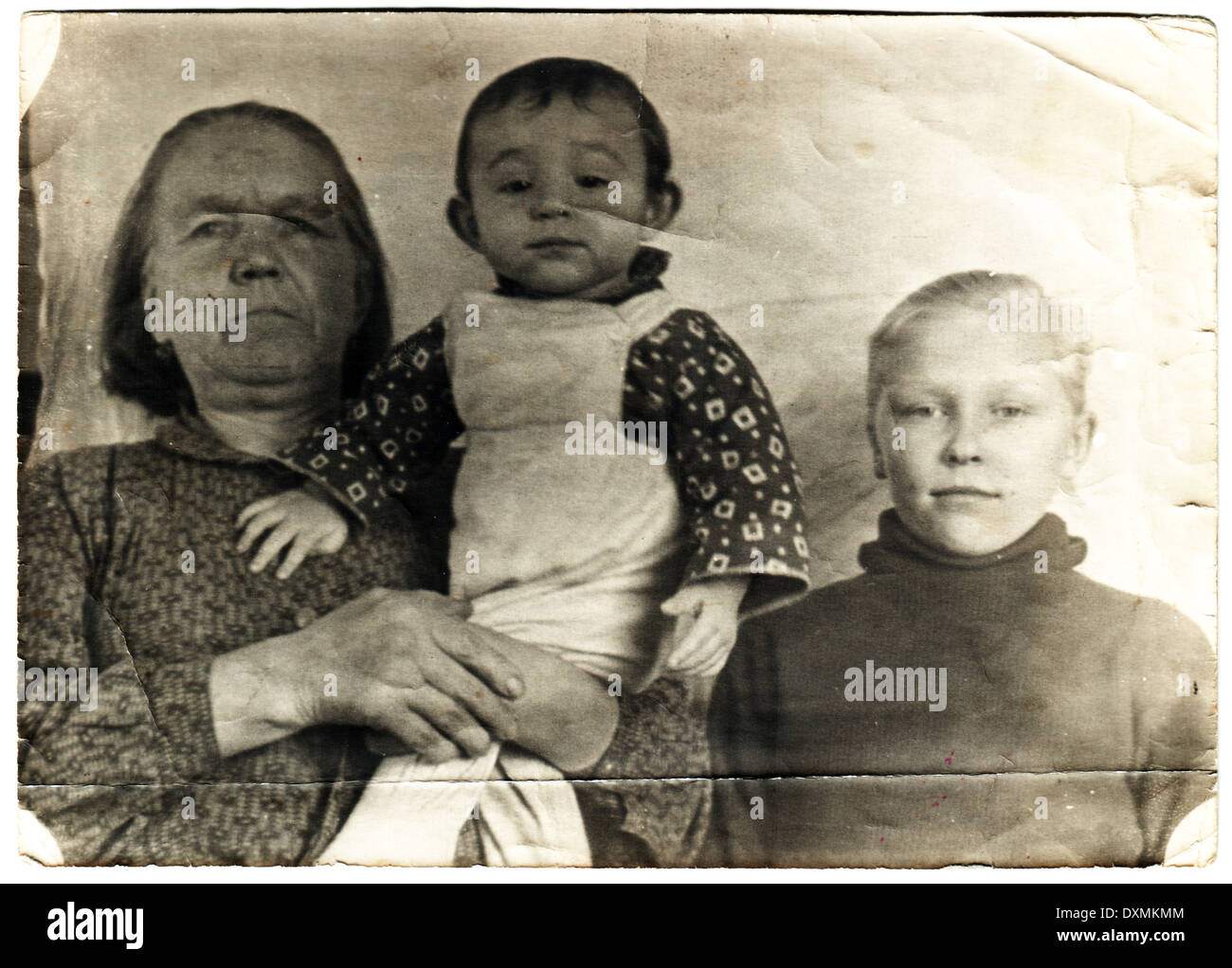Children ussr vintage photo hi-res stock photography and images - Alamy