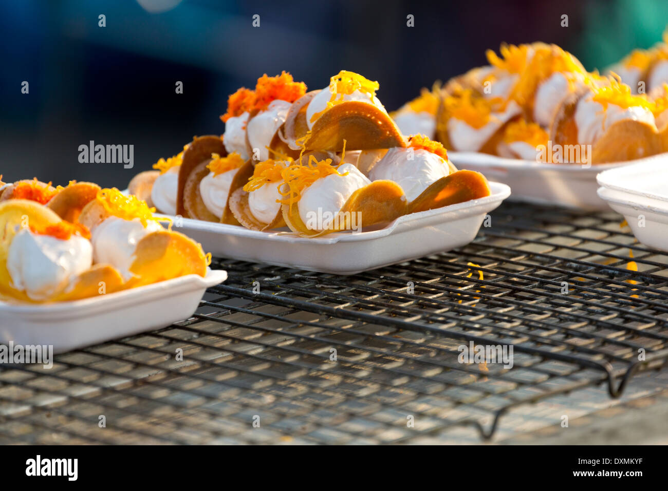 Thai Snack Food in Bangkok, Thailand Stock Photo - Alamy