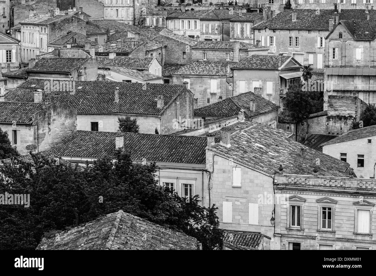 Bordeaux vineyards Black and White Stock Photos & Images - Alamy