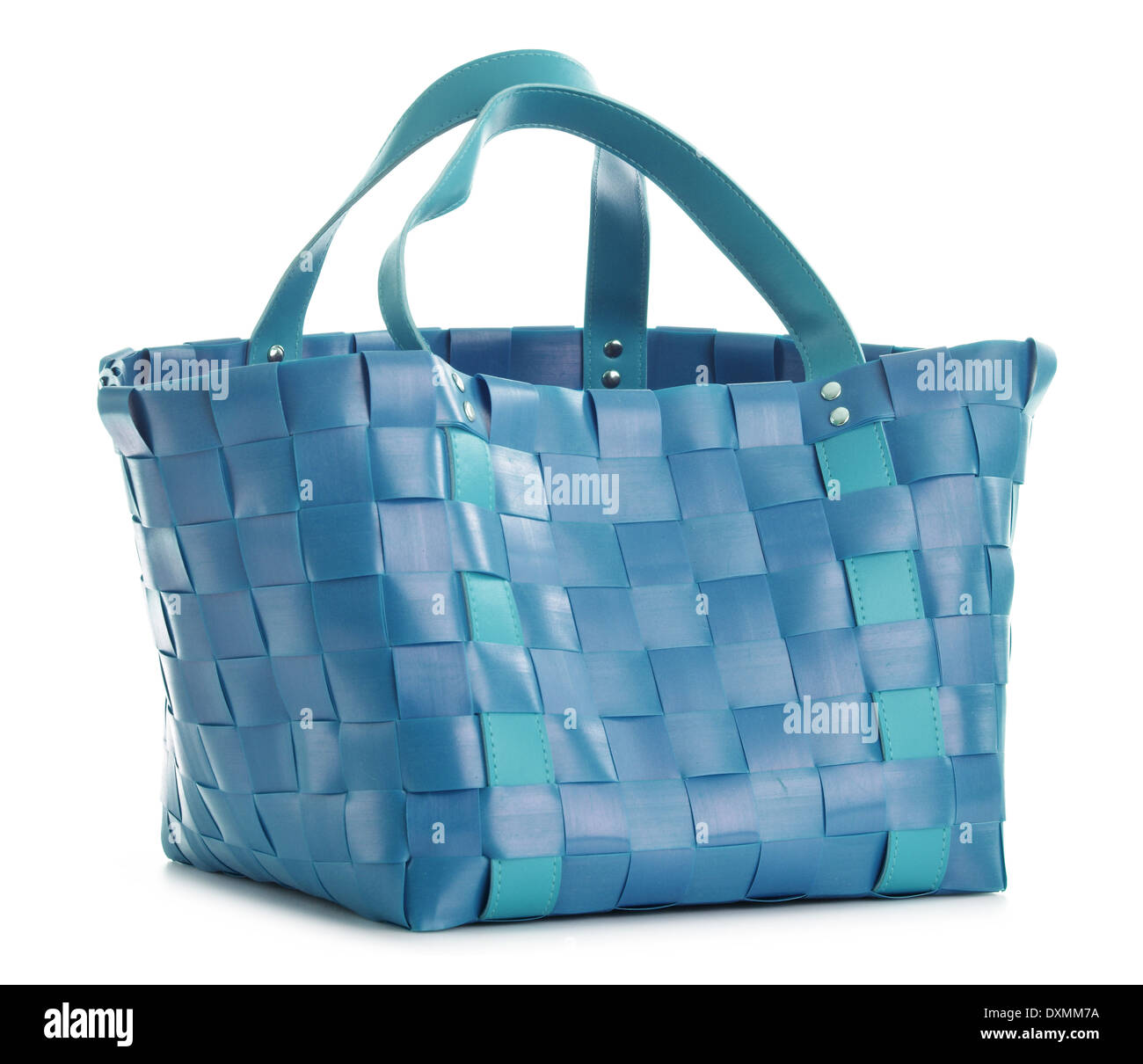 Empty shopping bag isolated on white Stock Photo - Alamy