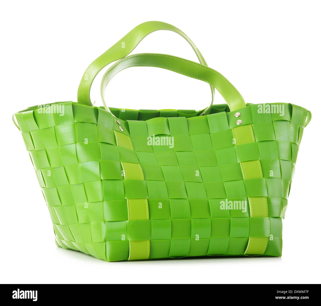 Empty shopping bag isolated on white Stock Photo - Alamy