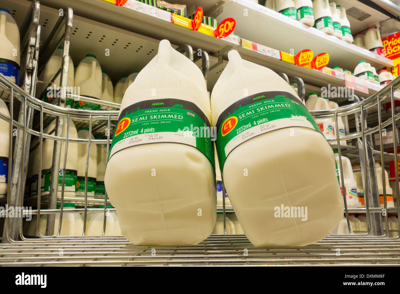 Asda milk hi-res stock photography and images - Alamy