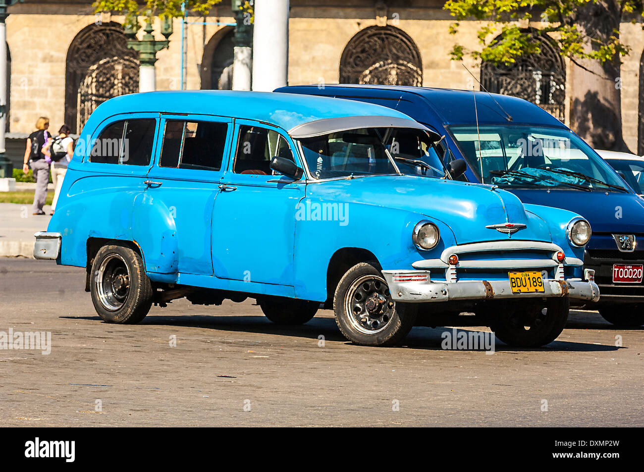 American motor cars from 1950's, Havana, Cuba Stock Photo - Alamy
