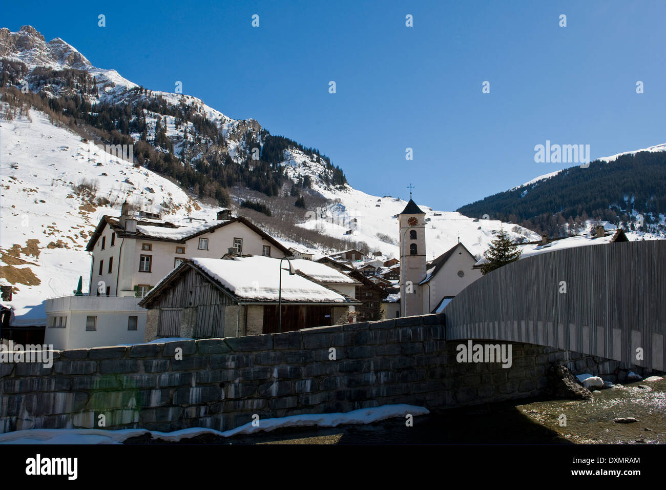 Switzerland, Canton Grisons, Vals Stock Photo - Alamy