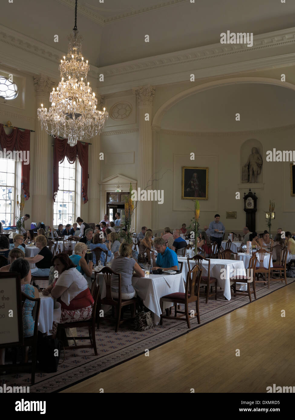 The Pump Room by the Roman Baths Bath England UK Stock Photo - Alamy