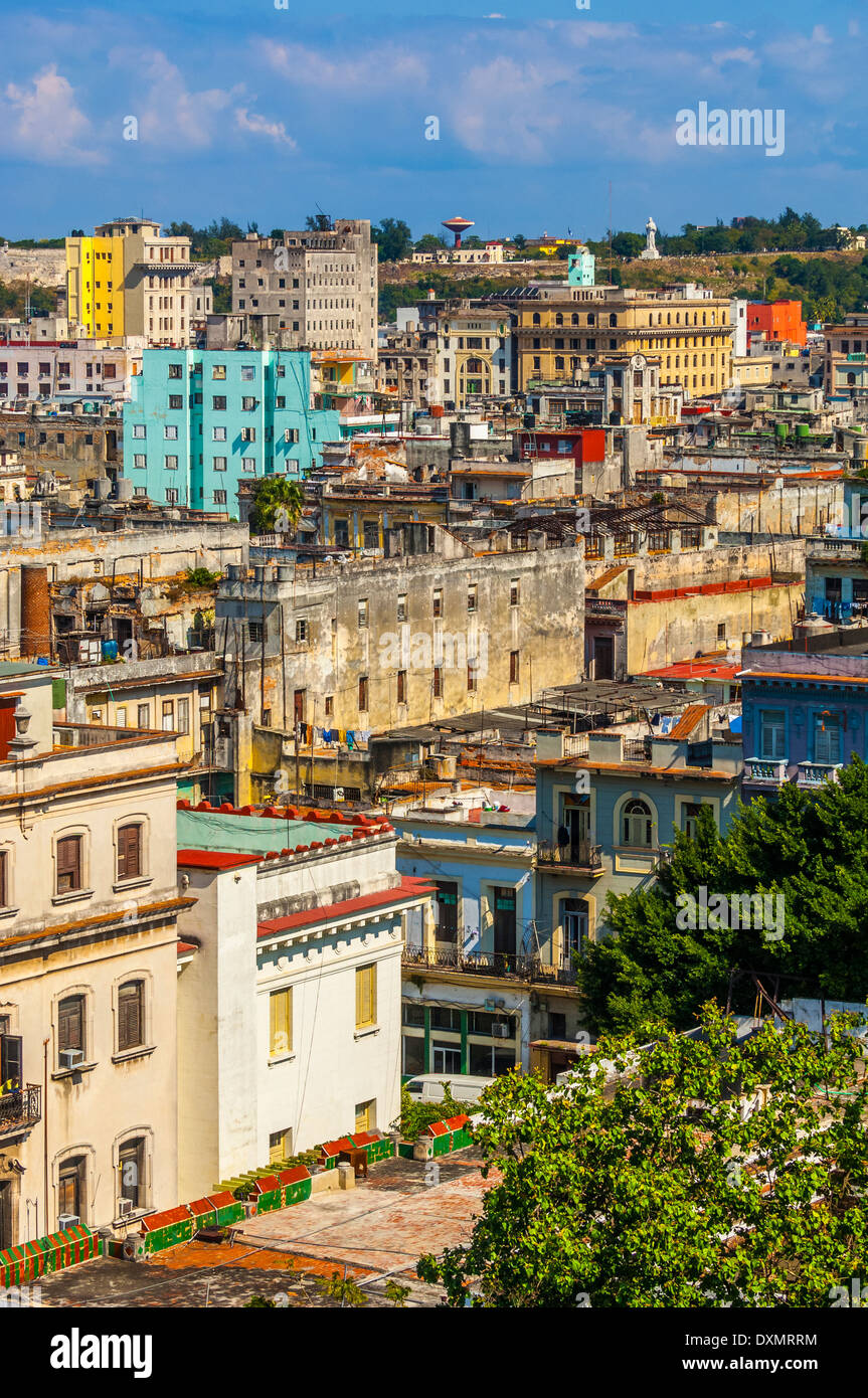 urban aerial view, architecture,Havana, Cuba, Caribbean Stock Photo - Alamy