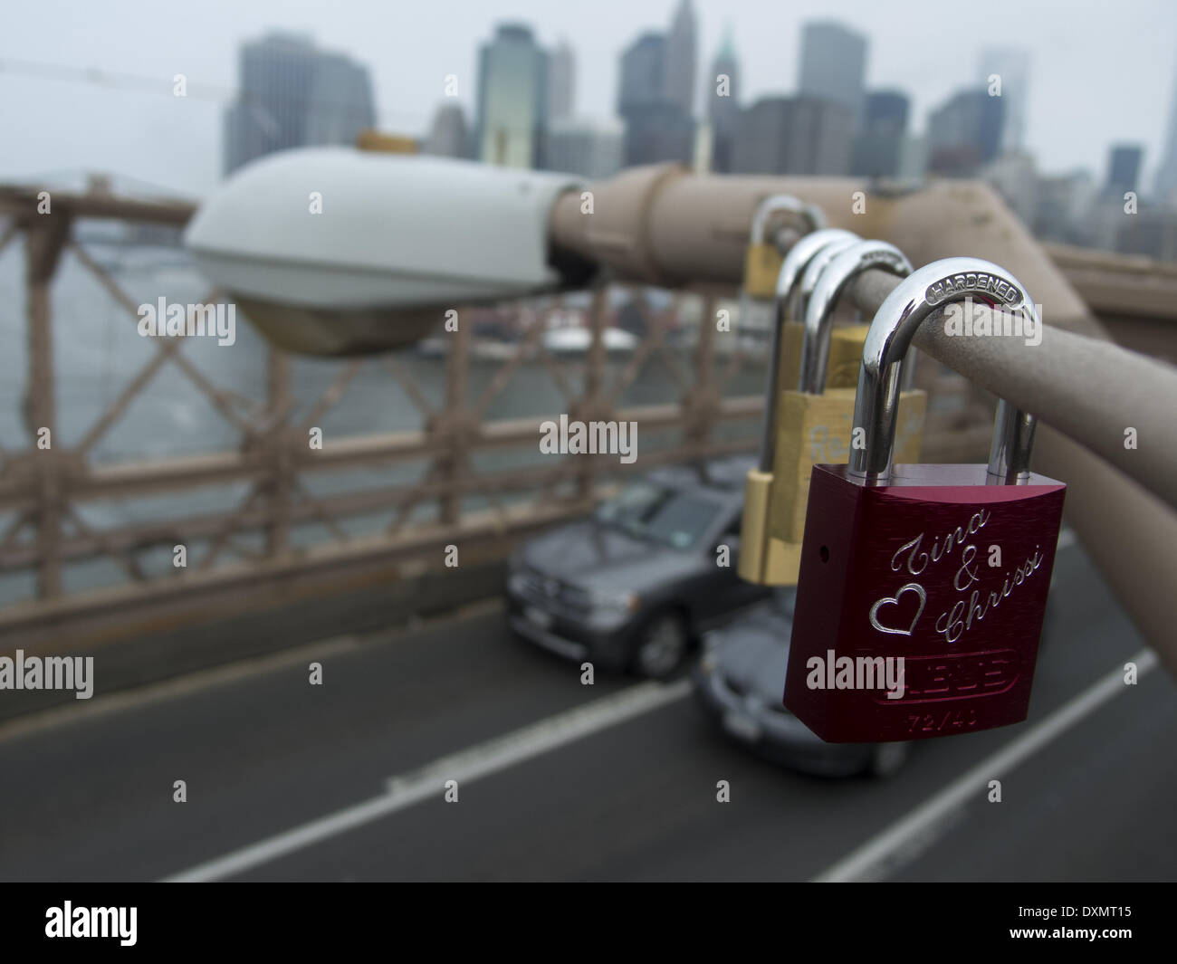 Hanging locks on brooklyn hi-res stock photography and images - Alamy