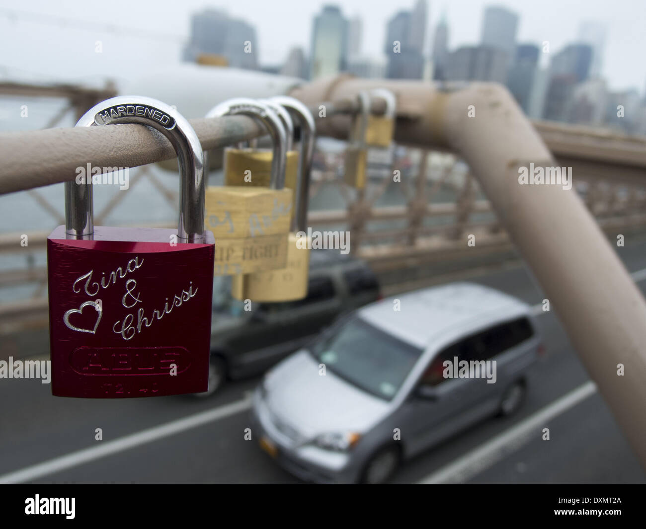 Hanging locks on brooklyn hi-res stock photography and images - Alamy