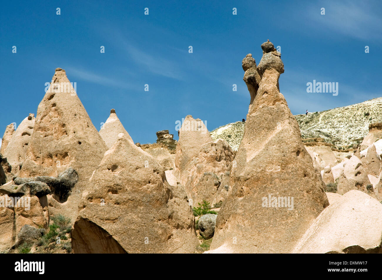 ASIA, Turkey, Cappadocia, Urgup (Űrgűp), typical Cappadocian scenery ...