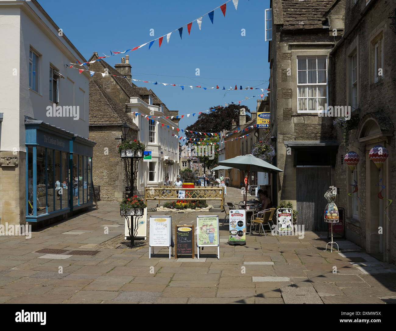 Corsham High Street Wiltshire England UK Stock Photo - Alamy